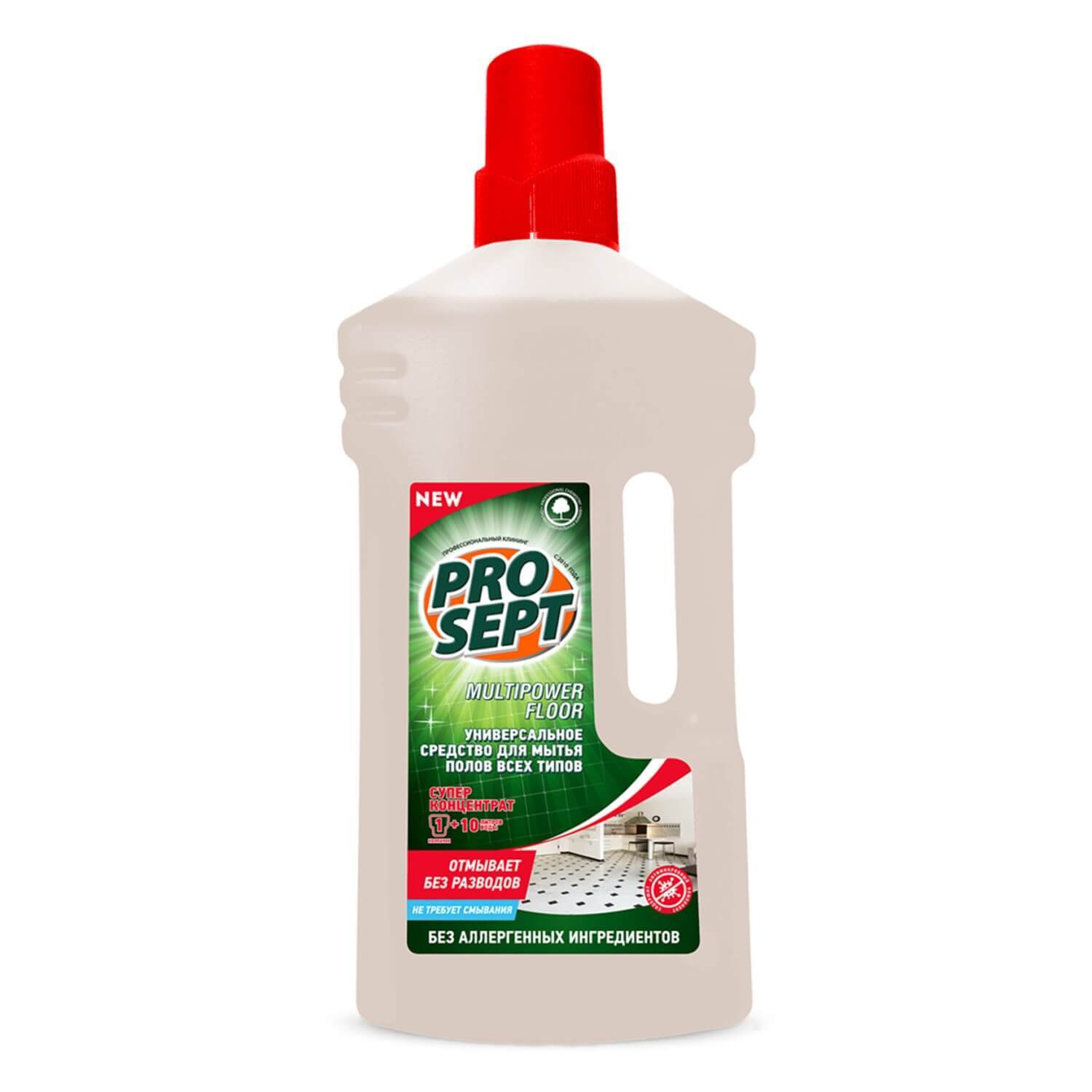 Купить Средство для мытья полов всех типов Prosept Multipower Floor / Просепт Мультипауэр по ...