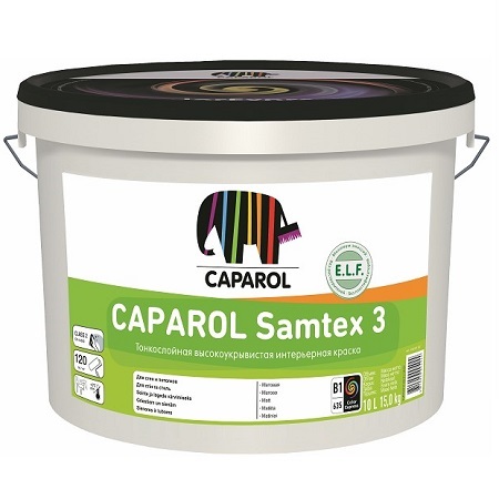 Купить Краска для стен и потолков Caparol Samtex 3 / Капарол Самтекс 3 ...